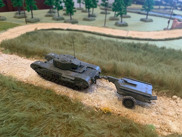 Airfix Churchill Crocodile in 1/76 Scale | Colonel Mustard