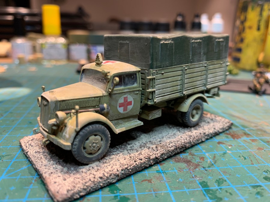 Fujimi Opel Blitz Ambulance Truck 1/72 Scale | Colonel Mustard