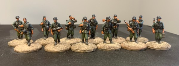 CP Models German Infantry Marching in 1/72 scale | Colonel Mustard